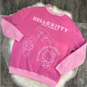 Hello Kitty | Tops | Hello Kitty Light Pink And Dark Pink Soft ...